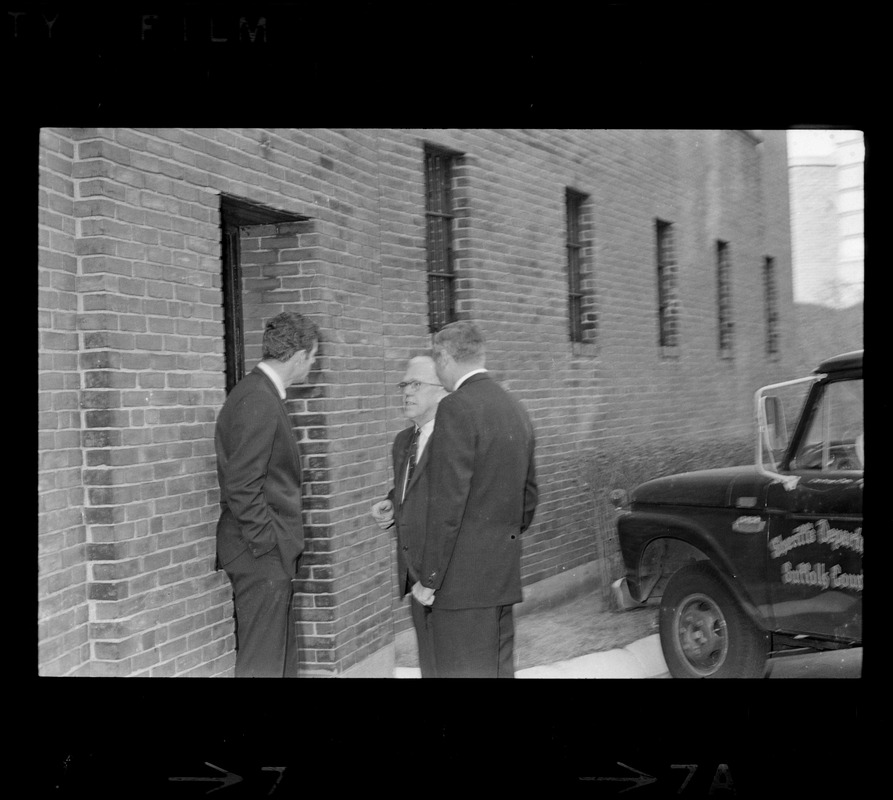 Boston City Councilor Gerald O'Leary, Jail Master Vincent Rice, and ...