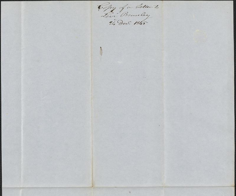 George Coffin to Levi Bradley, 21 December 1845 - Digital Commonwealth