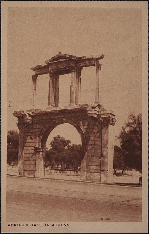 Adrian's Gate. In Athens - Digital Commonwealth