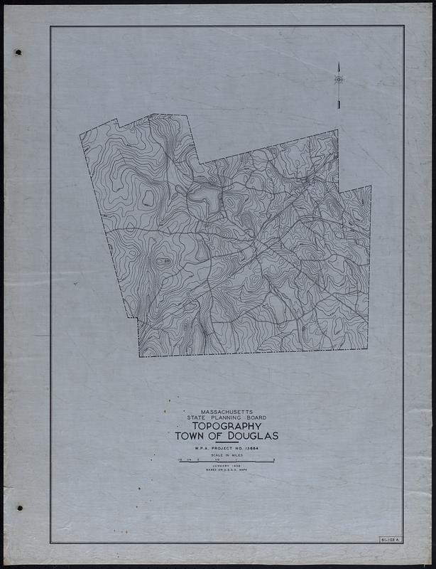 Topography Town of Douglas - Digital Commonwealth