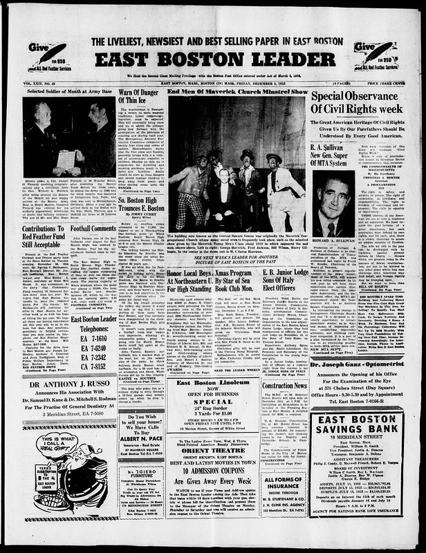 East Boston Leader, December 04, 1953 - Digital Commonwealth