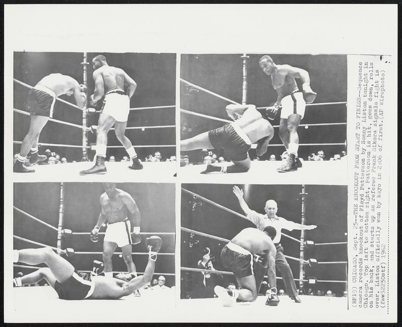The Knockout From Start to Finish--Sequence camera records knockout of ...