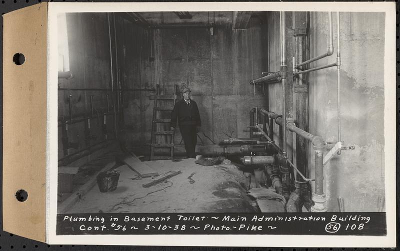 Contract No. 56, Administration Buildings, Main Dam, Belchertown ...