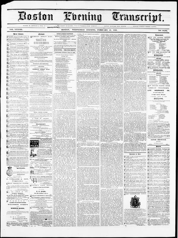 Boston Evening Transcript - Digital Commonwealth