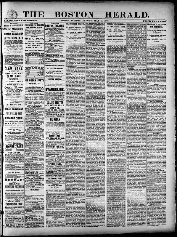 The Boston Herald. July 11, 1876 - Digital Commonwealth