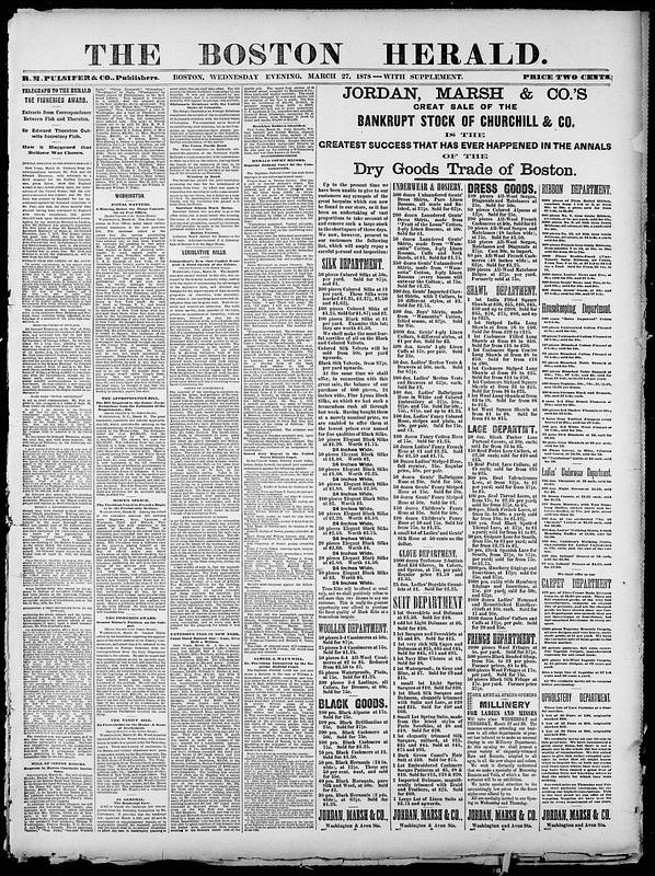 The Boston Herald. March 27, 1878 - Digital Commonwealth