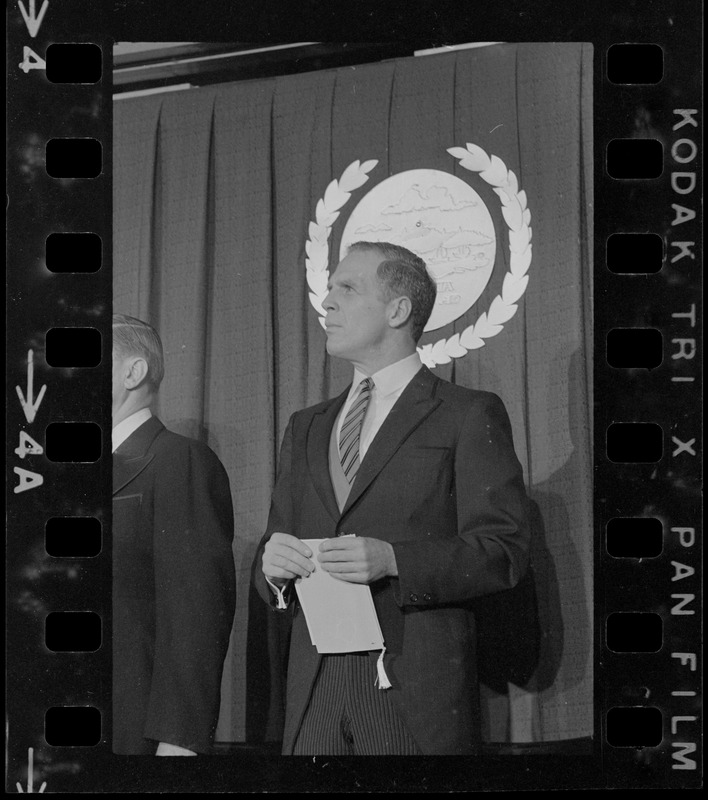 Mayor Kevin White at his inauguration at Faneuil Hall - Digital ...