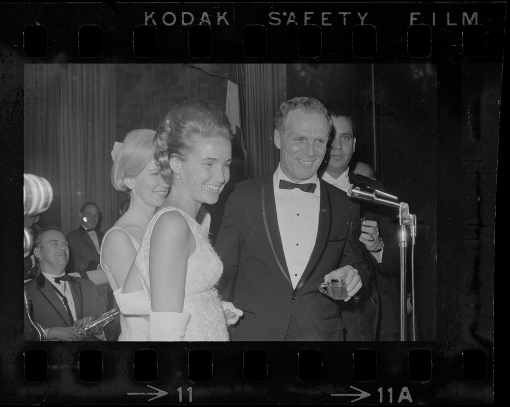 Mrs. Richard M. Dray, Kathryn White, Boston Mayor Kevin White, and ...