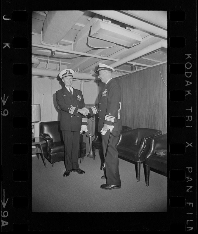 Rear Admiral Thomas R. McClellan and Rear Admiral Percival W. Jackson ...