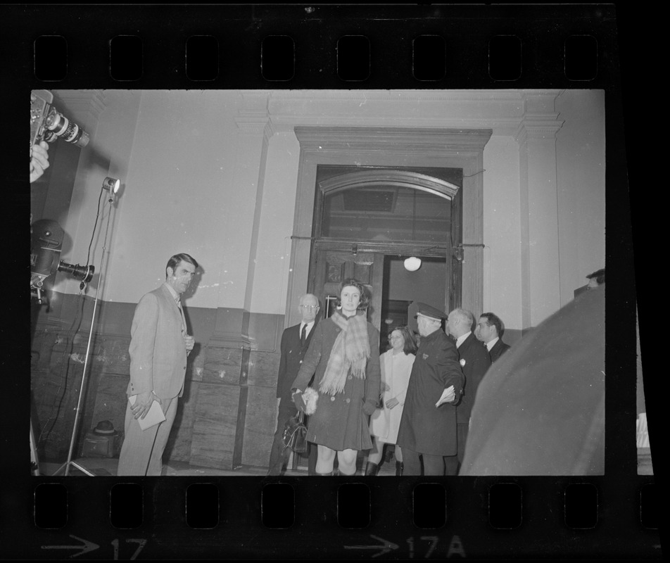Sara Potter at Suffolk County Courthouse after being charged with ...