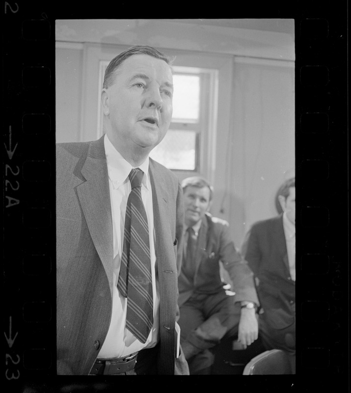 Amherst College President Dr. Calvin Plimpton during seizure of ...