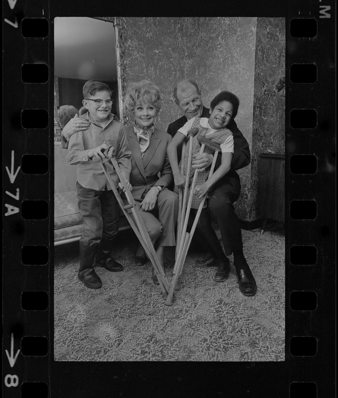 National Easter Seal sponsor Lucille Ball and Mass. Chairman for the ...