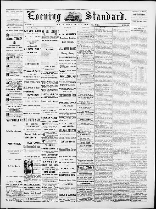 Evening Standard. June 27, 1879 - Digital Commonwealth