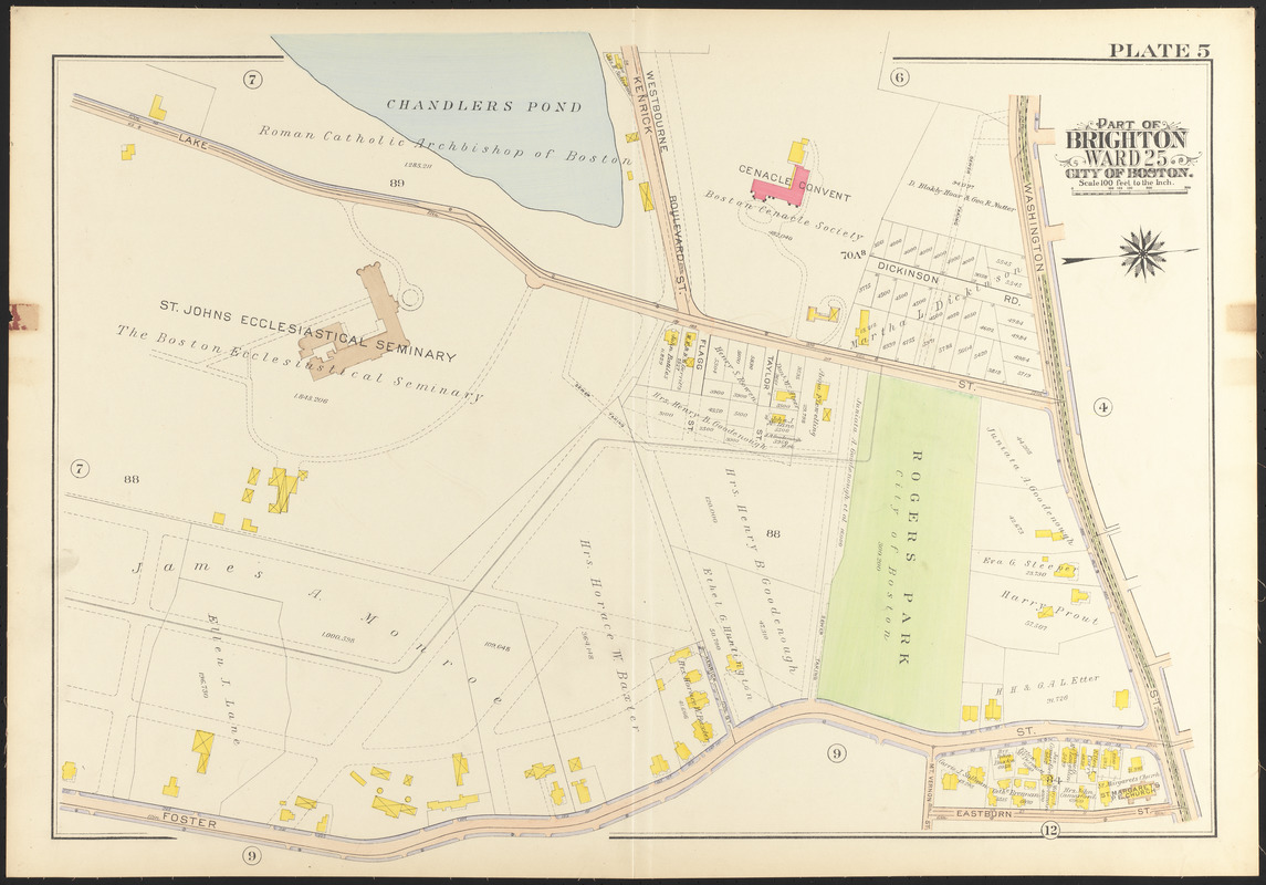 Atlas of the city of Boston, wards 25 & 26, Brighton - Digital Commonwealth