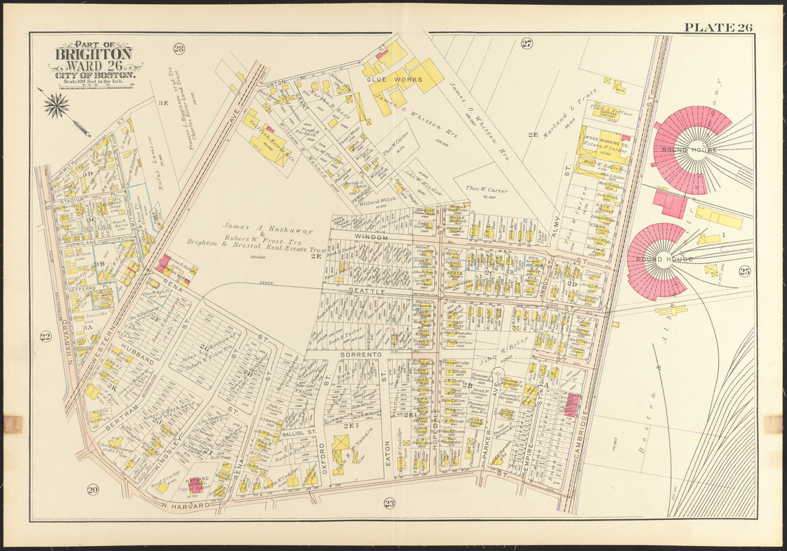 Atlas of the city of Boston, wards 25 & 26, Brighton - Digital Commonwealth