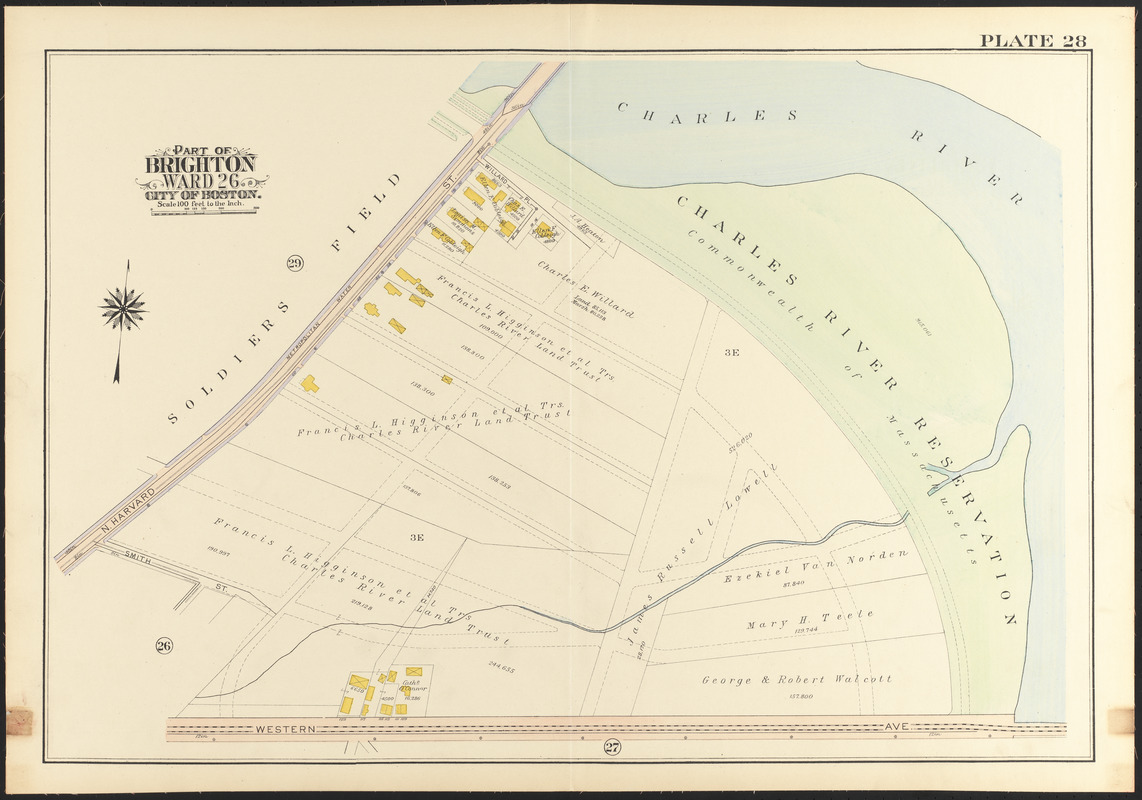 Atlas of the city of Boston, wards 25 & 26, Brighton - Digital Commonwealth
