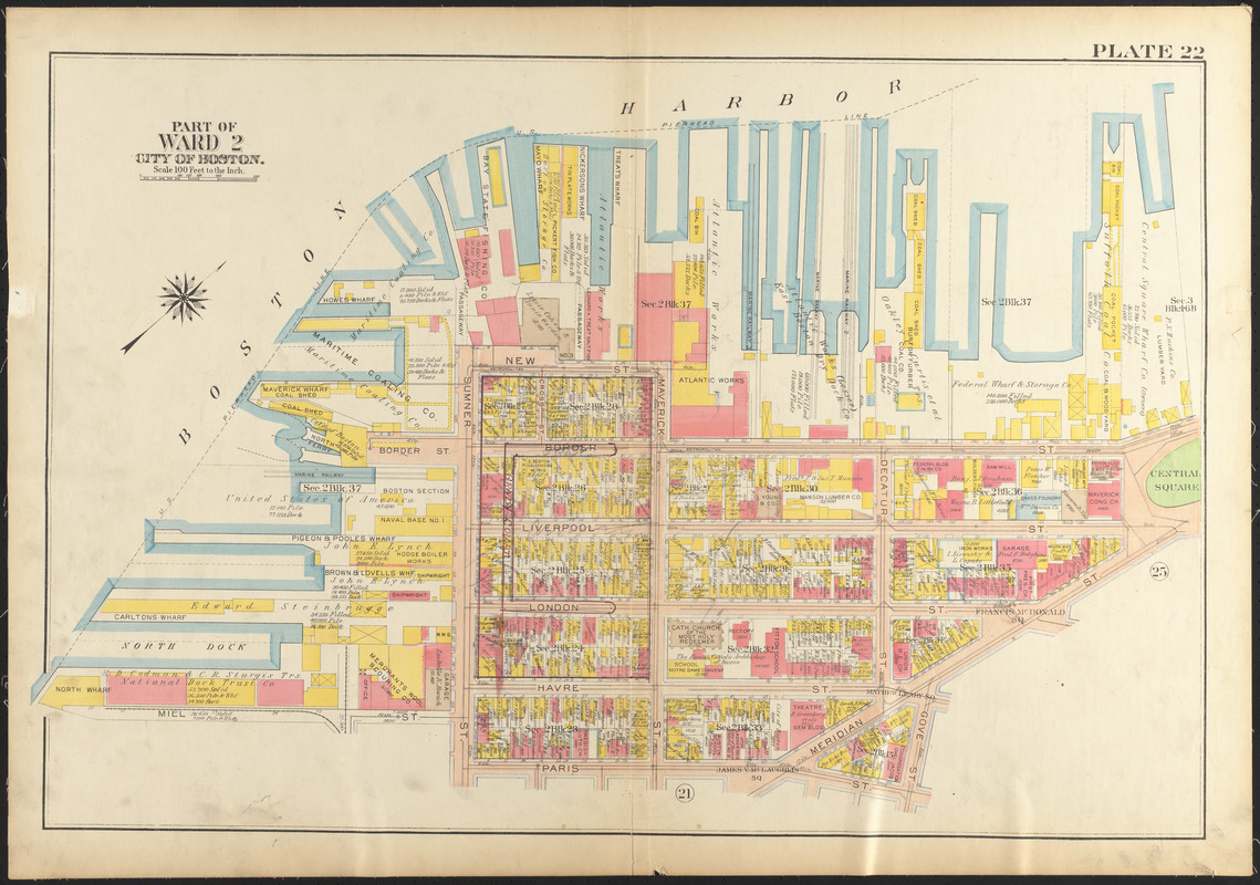 Atlas of the city of Boston, Charlestown and East Boston - Digital ...