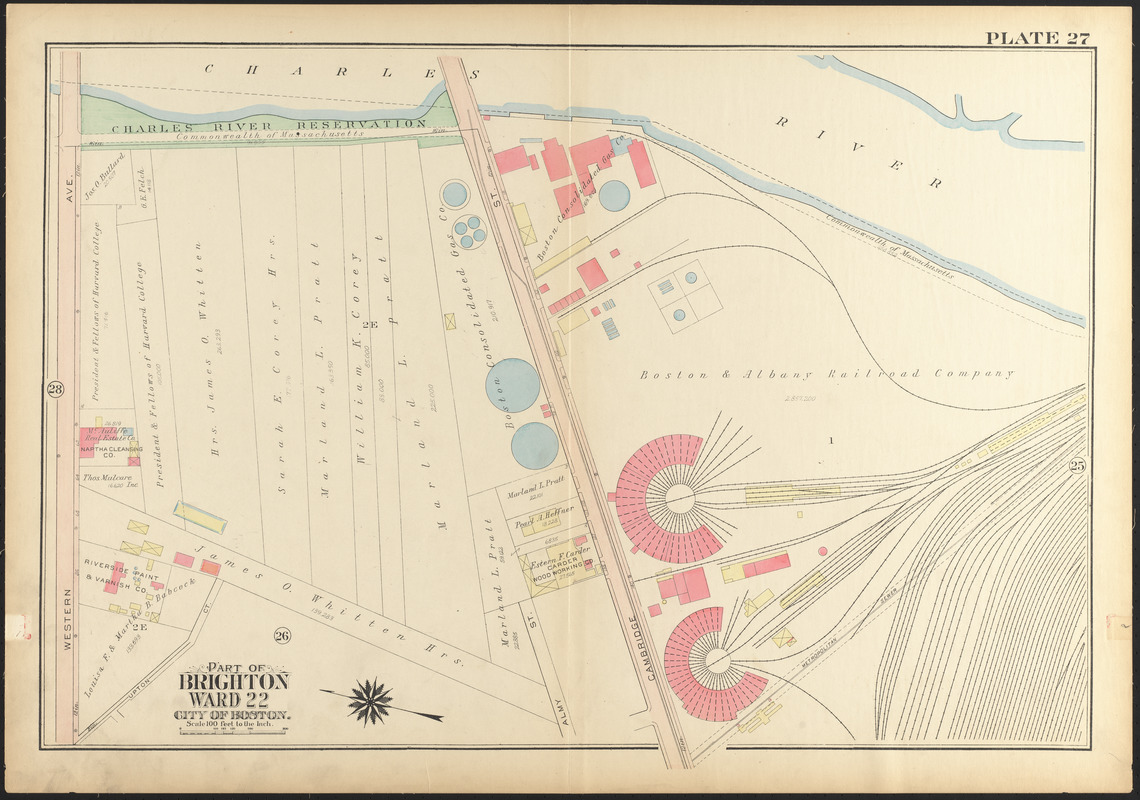 Atlas of the city of Boston, Brighton : plate 27 - Digital Commonwealth