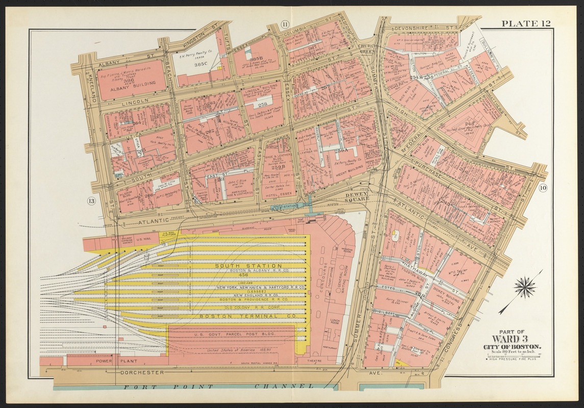 Atlas of the city of Boston, Boston proper and Back Bay : plate 12 ...