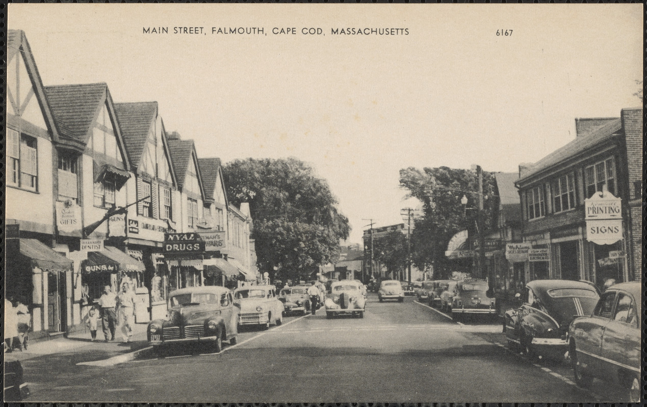 Main Street, Falmouth, Cape Cod, Massachusetts - Digital Commonwealth