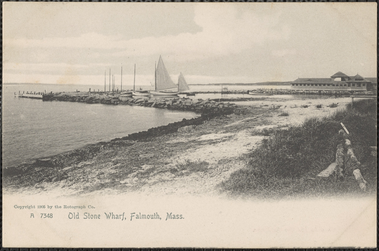Old Stone Wharf, Falmouth, Mass. - Digital Commonwealth