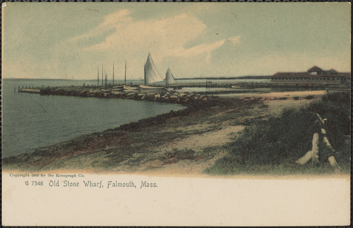 Old Stone Wharf, Falmouth, Mass. - Digital Commonwealth