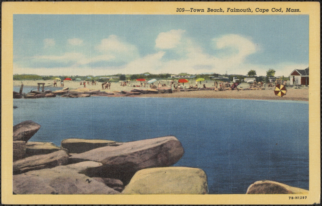 Town Beach, Falmouth, Cape Cod, Mass. - Digital Commonwealth