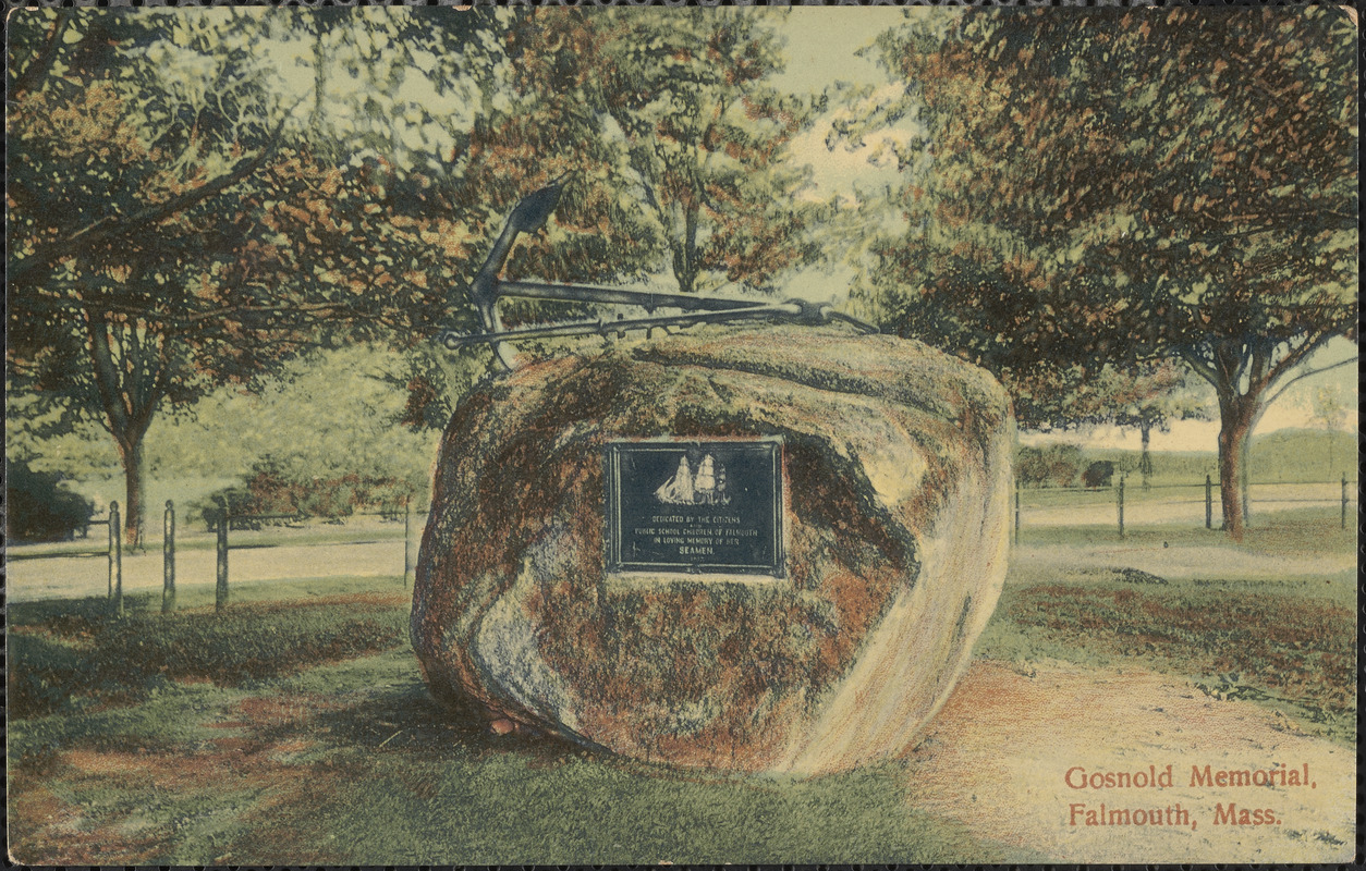 Gosnold Memorial, Falmouth, Mass. - Digital Commonwealth