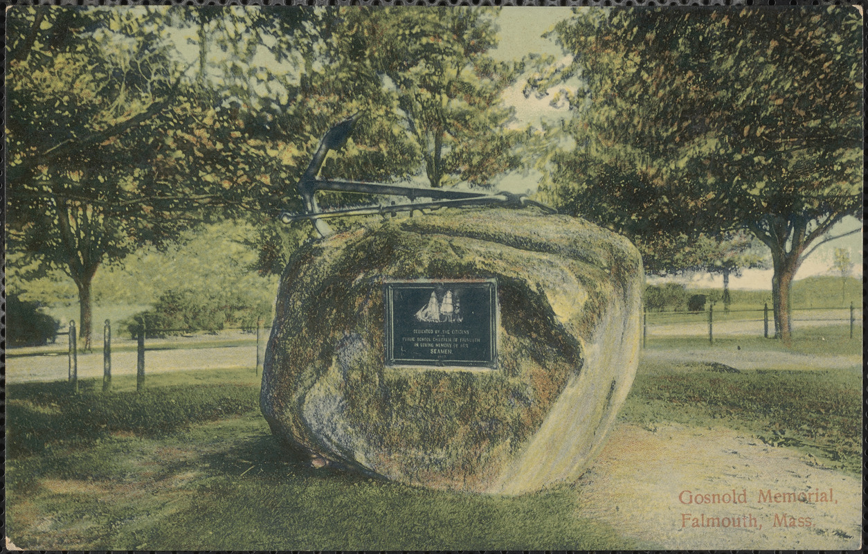 Gosnold Memorial, Falmouth, Mass. - Digital Commonwealth