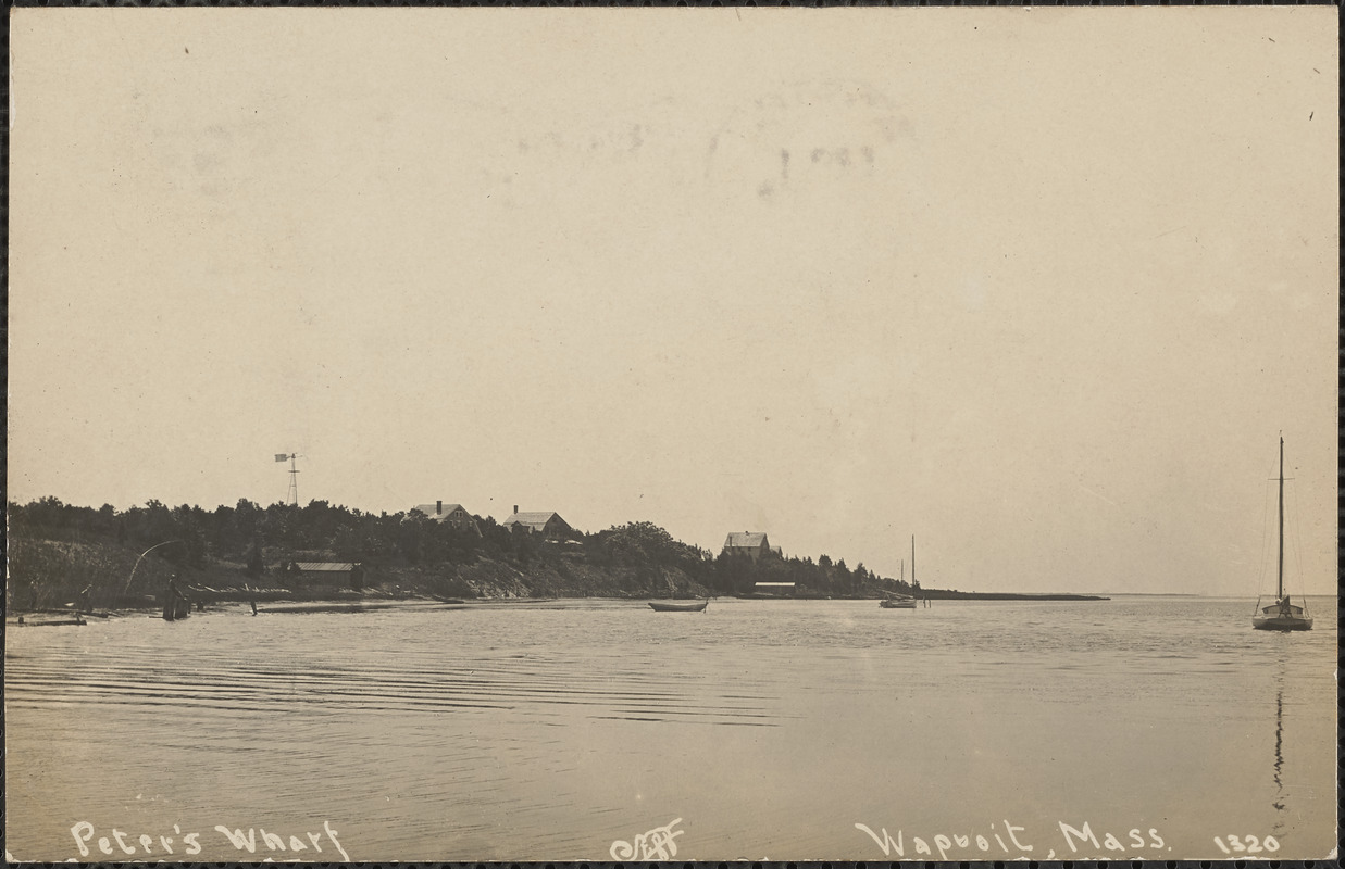 Peter's Wharf Waquoit, Mass. - Digital Commonwealth
