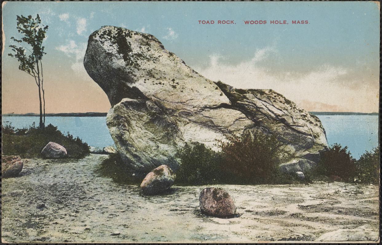 Toad Rock. Woods Hole, Mass. - Digital Commonwealth