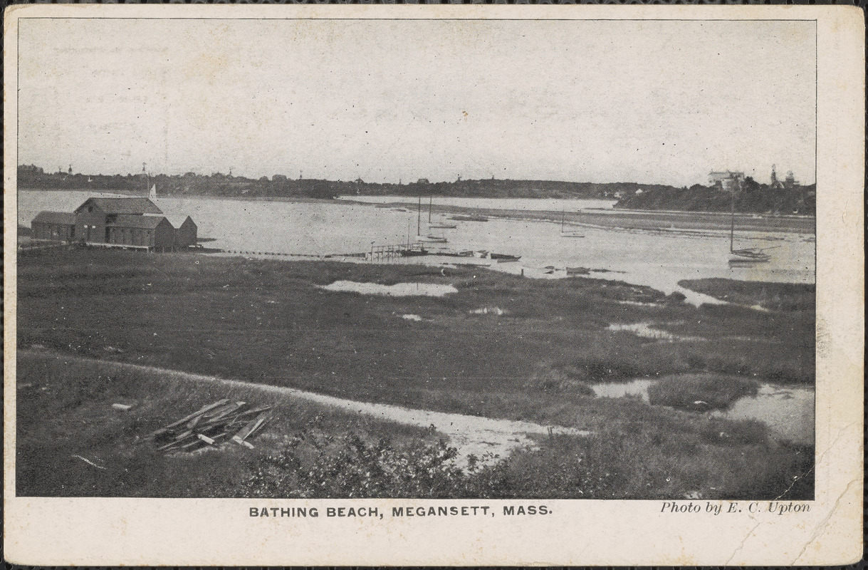 Bathing Beach, Megansett, Mass. - Digital Commonwealth