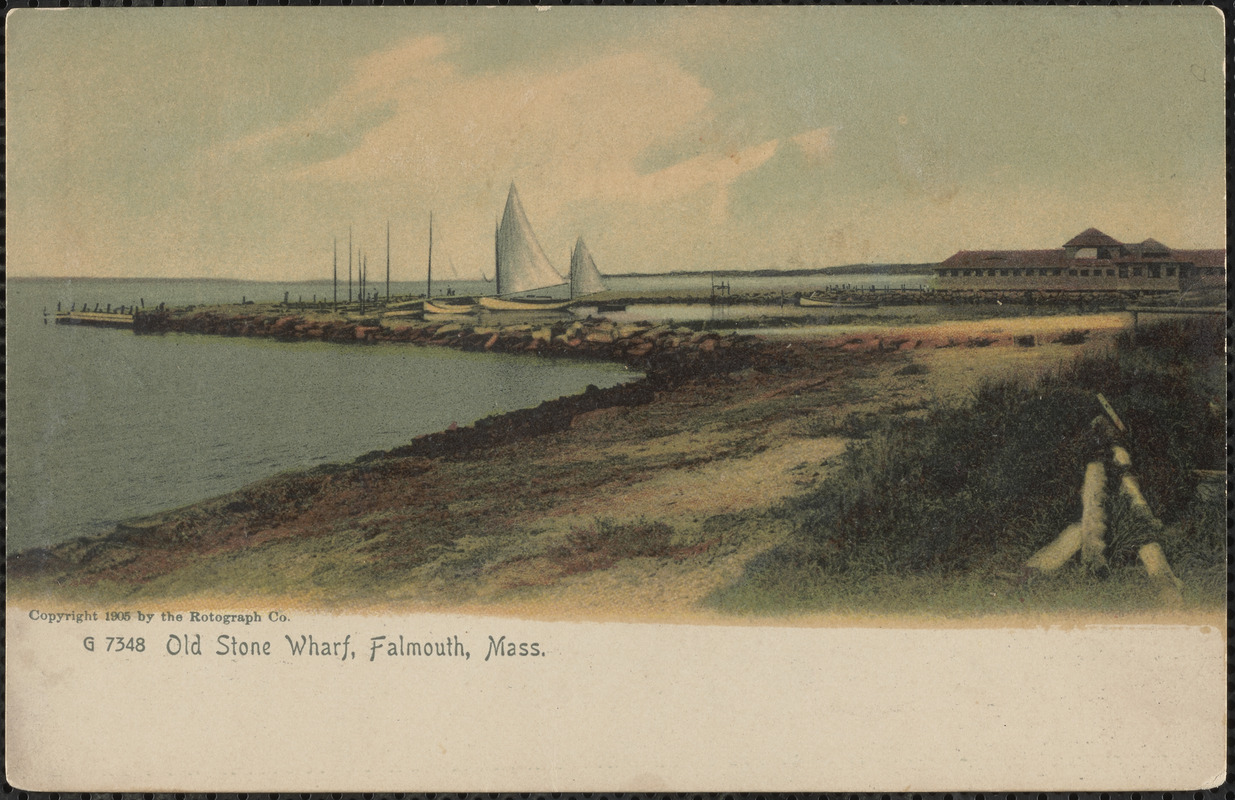Old Stone Wharf, Falmouth, Mass. - Digital Commonwealth