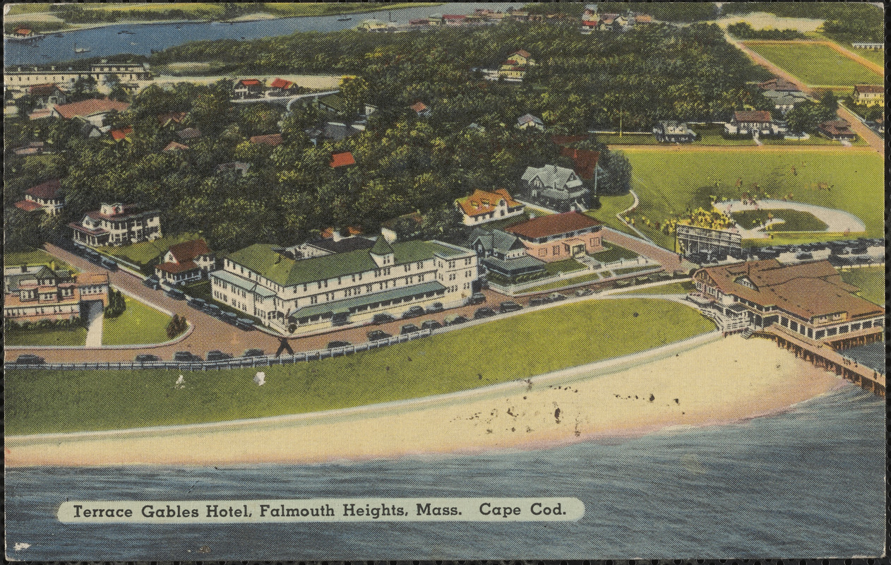 Terrace Gables Hotel, Falmouth Heights, Mass. Cape Cod - Digital ...