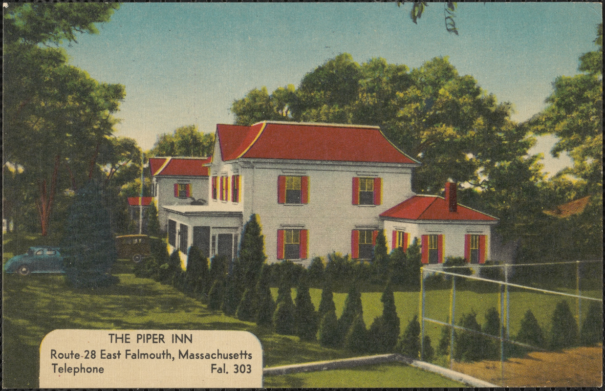 The Piper Inn Route 28 East Falmouth, Massachusetts - Digital Commonwealth