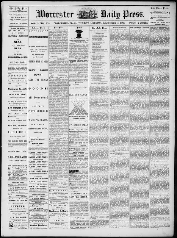Worcester Daily Press - Digital Commonwealth