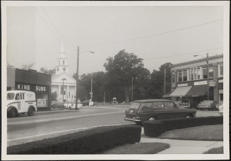View of Post Office Square, looking east towards the Unitarian Church ...