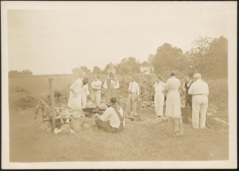 Farm cookout - Digital Commonwealth