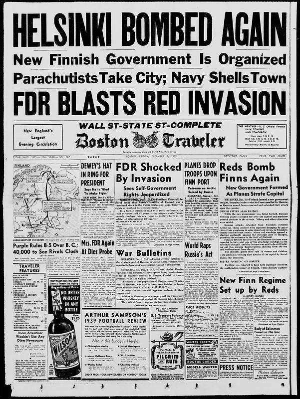 The Boston Traveler. December 01, 1939 - Digital Commonwealth