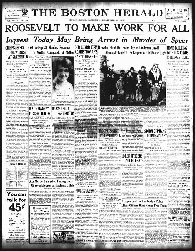 Boston Herald. December 03, 1934 - Digital Commonwealth
