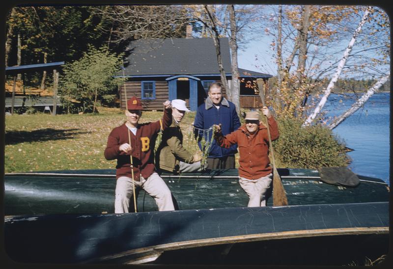 Southern Junior High Maine fishing trip, Sharkey, Lynch, Sharry, Kenney ...