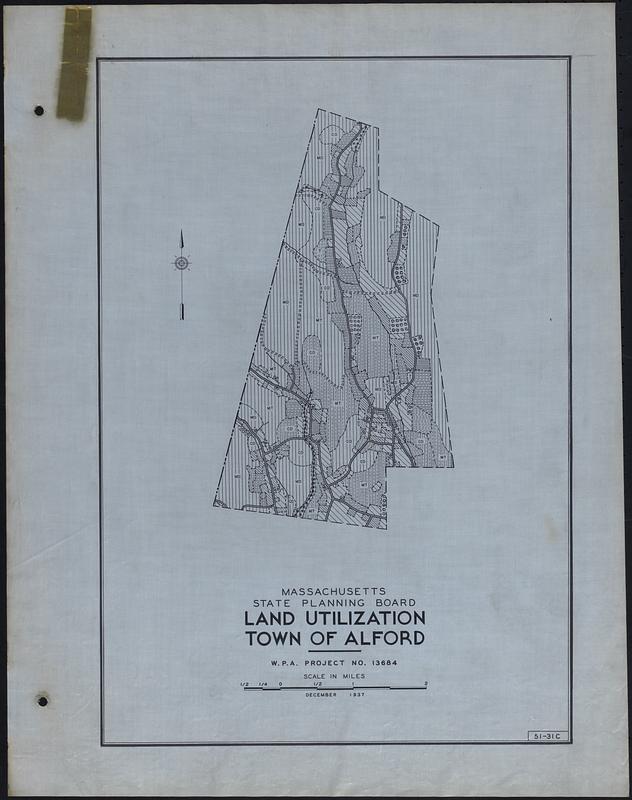 Land Utilization Town of Alford - Digital Commonwealth