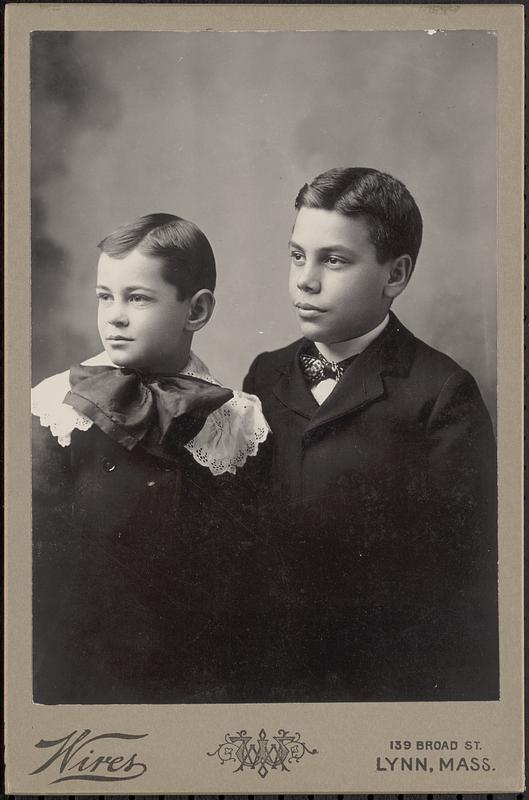 Portrait of two boys - Digital Commonwealth