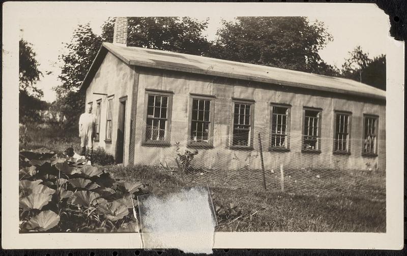 George Hanscom, shown standing at the rear end of his shop - Digital ...