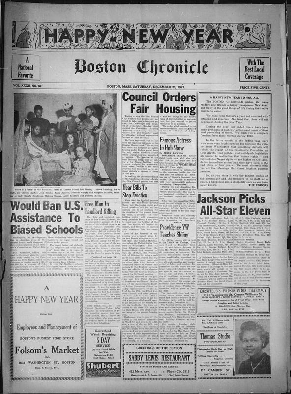 Boston Chronicle. December 27, 1947 - Digital Commonwealth