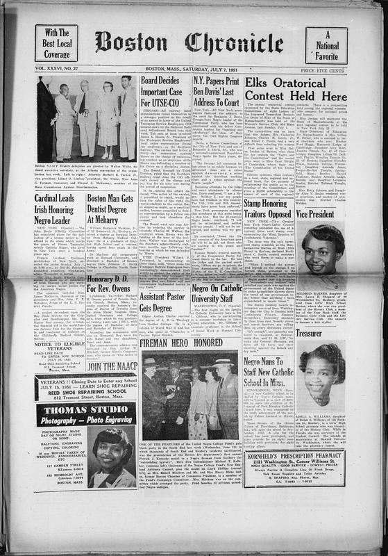 Boston Chronicle. July 07, 1951 - Digital Commonwealth