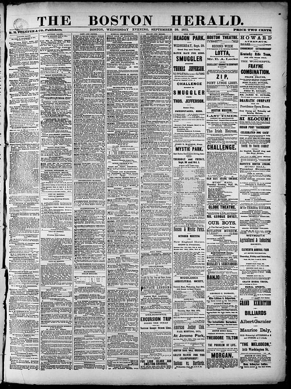 The Boston Herald. September 29, 1875 - Digital Commonwealth