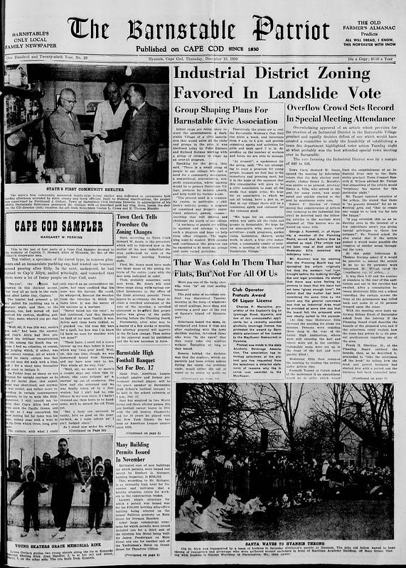 Barnstable Patriot. December 10, 1959 - Digital Commonwealth