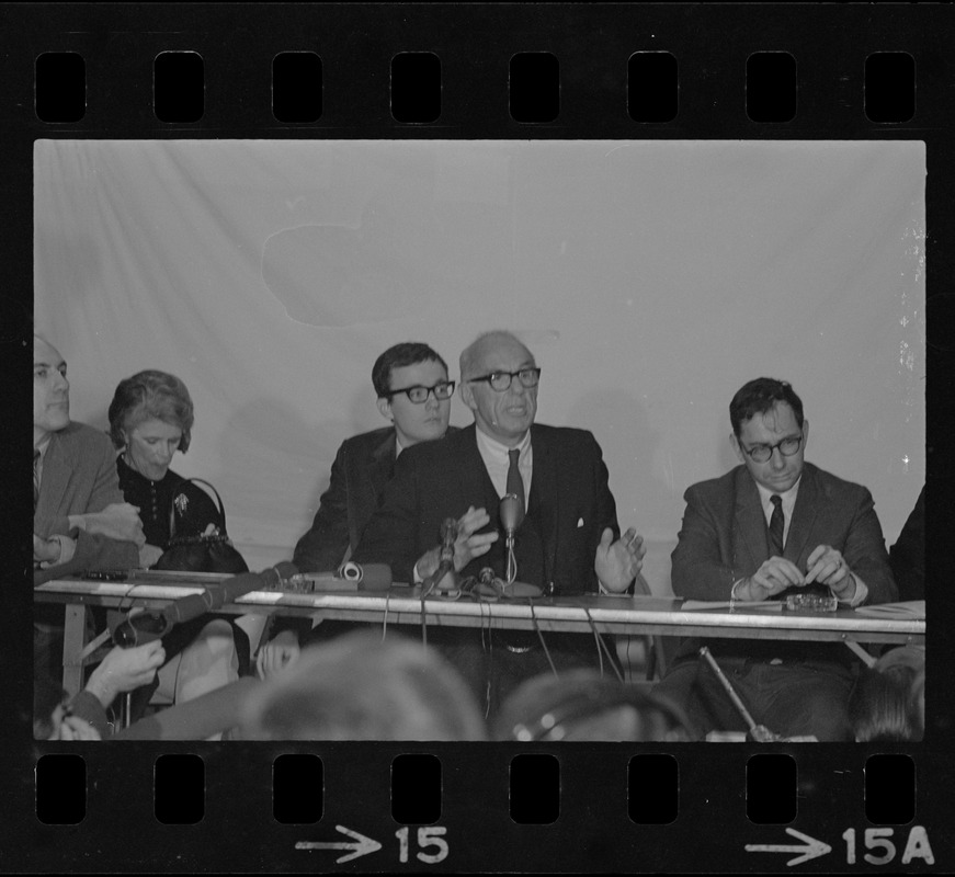 Jane Spock, Michael Ferber, Benjamin Spock, and Marcus Raskin at ...