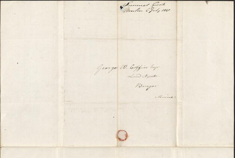 Samuel Cook to George Coffin, 5 July 1845 - Digital Commonwealth